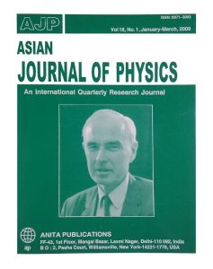 Volume 18 No. 1 - Asian Journal of Physics